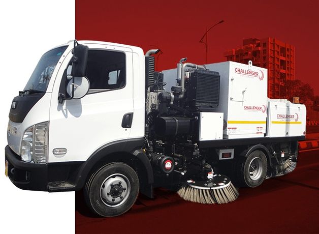 Challenger MT4H High Dump Hopper Mechanical Sweeper