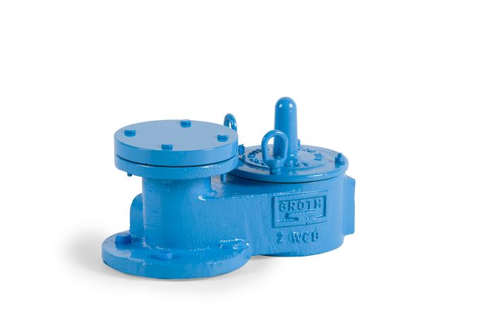 Groth 1300A Vacuum Relief Valve, Top Mount