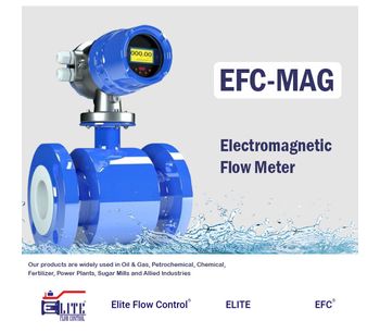 Elite Flow Control EFC-MAG Electromagnetic Flowmeter
