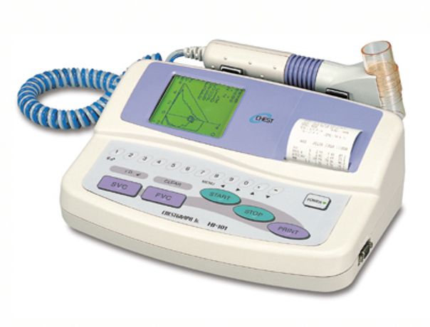CHESTGRAPH HI-101 Portable Spirometer With Ultrasonic Or Turbine Flow Sensor
