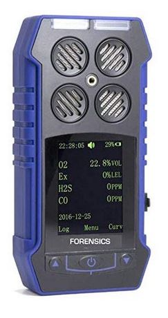 Forensics FD-4S Multigas Detector | Data Logging