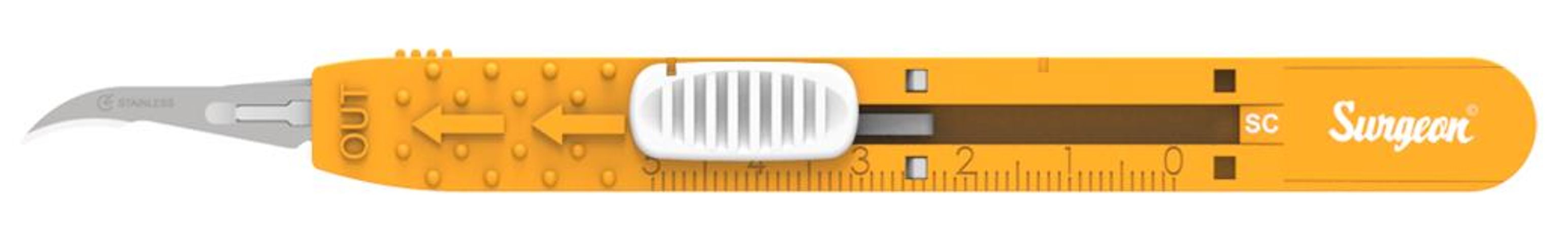 Jai-Surgicals Safety Retractable Stitch Cutter With Disposal Lock