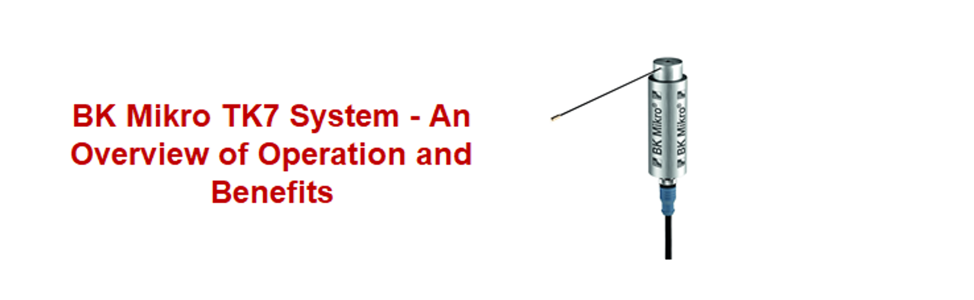BK Mikro - TK91A - BK Mikro - Scanners - Scanner By Techna-Tool Inc.