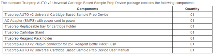 Molbio Trueprep - AUTO V2 - Trueprep - Universal Cartridge Based Sample ...