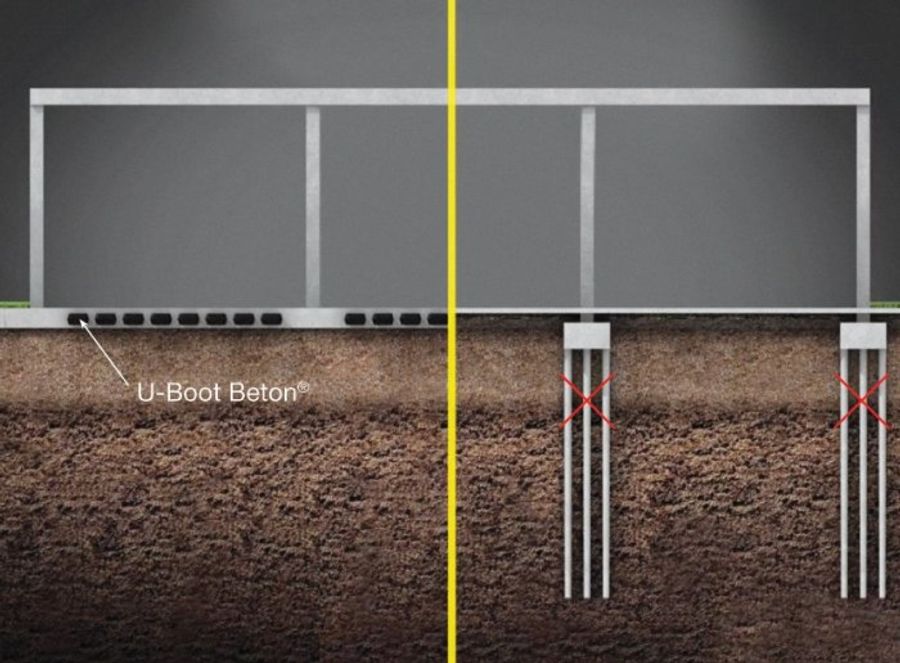 Daliform U-Boot Beton Lightweight Slab