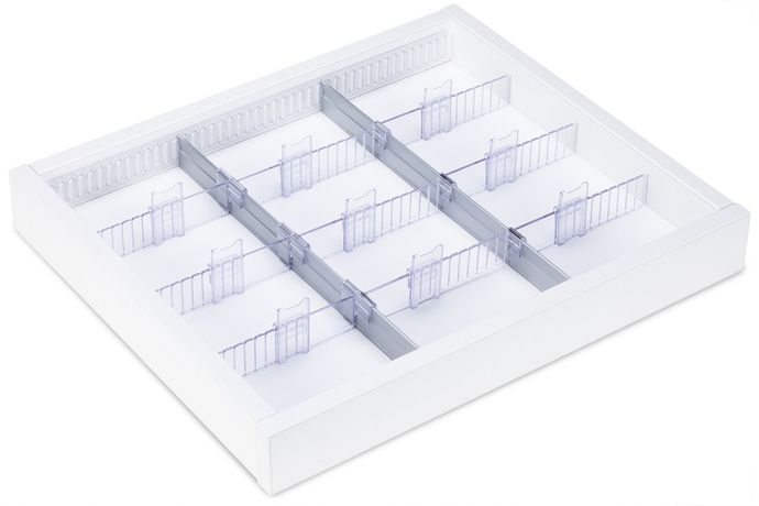 H+H SYSTEM - Flexible Drawer Dividers - Dividers With Slotted ...
