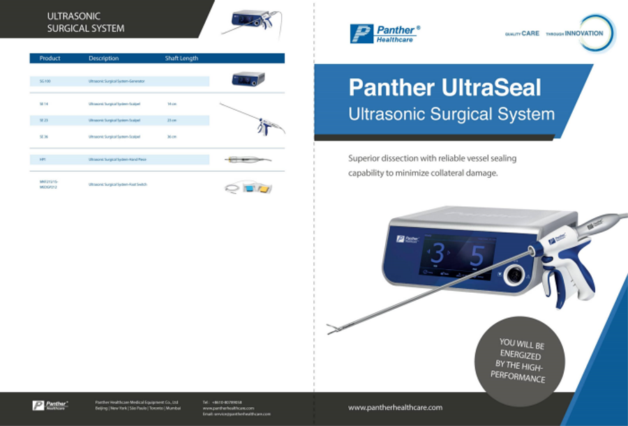 Panther Ultraseal SG Ultrasonic Surgical System