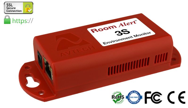 AVTECH Room Alert Room Alert 3S Advanced Proactive Environment ...