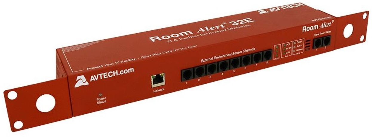 AVTECH Room Alert Room Alert 32E IT & Facilities Environment Monitoring ...