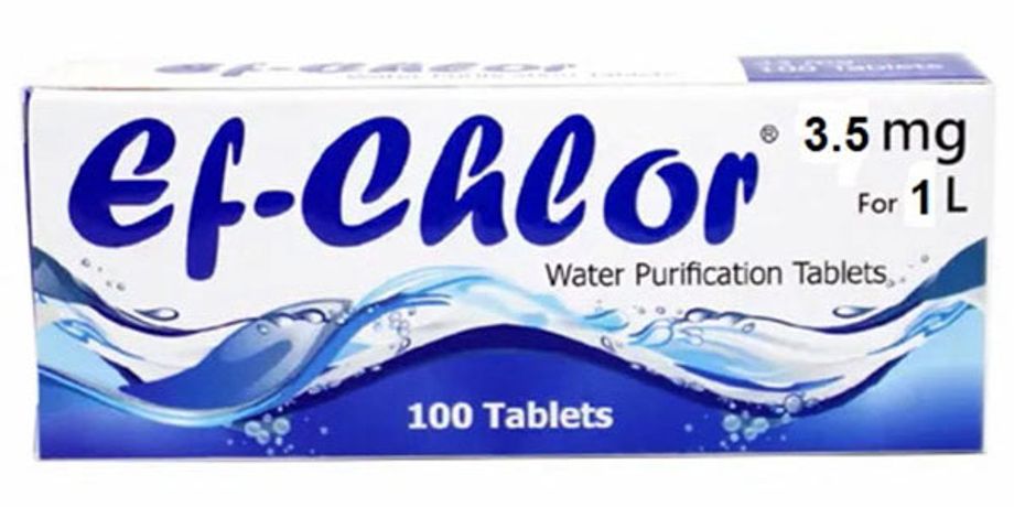 Ef-Chlor - 3.5 Mg - Ef-Chlor - Water Purification Tablets - Water ...