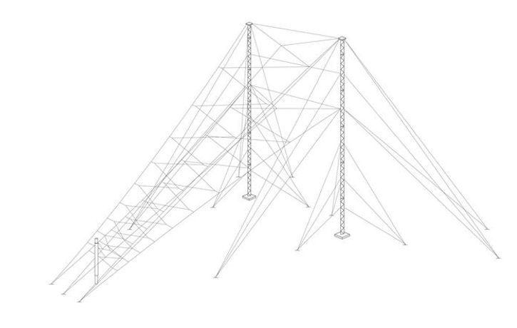 TCI 515 / 516 Short Wave Broadcast High Power Log-Periodic Antennas