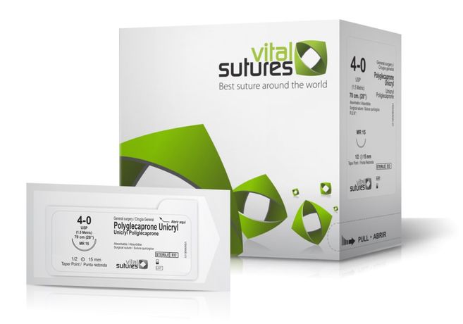 Vital Sutures - Polyglecaprone - Sutures - Absorbable Sutures ...