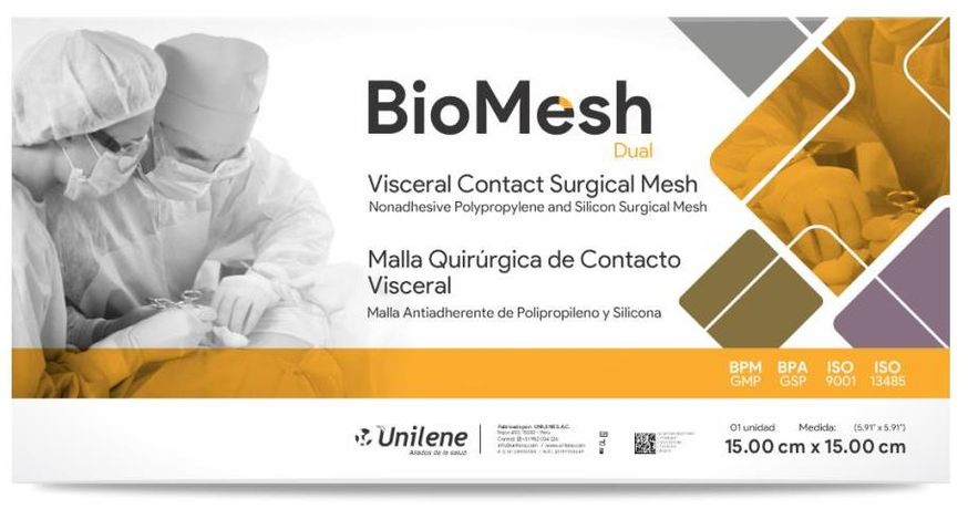 Vital Sutures - Biomesh Dual - Meshes - No-Absorbable Meshes ...