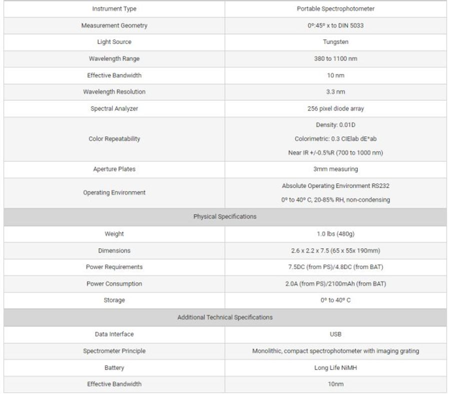 Datacolor 45IR - Portable Spectrophotometers - Portable ...