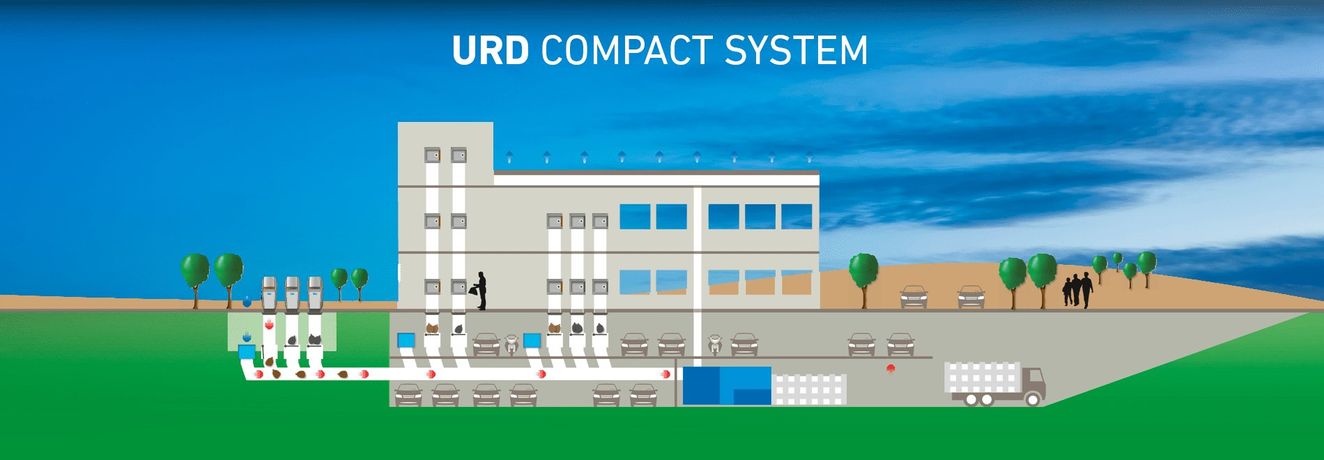 Compact Pneumatic Waste Collection System By Urban Refuse Development S.L
