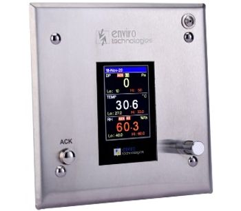 Envirodpms LCD RH+T+DP Clean Room Monitor