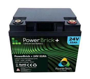 Powerbrick+ Lithium-Ion Battery 24V – 32Ah – 819Wh