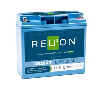 Relion - RB20-LT - Shop LT Series Batteries - 12V 20Ah Cold ...