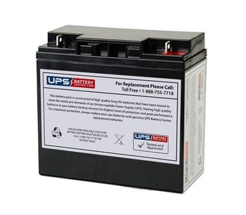 12V 20Ah Sealed Lead Acid Battery With Nut & Bolt F3 Terminals