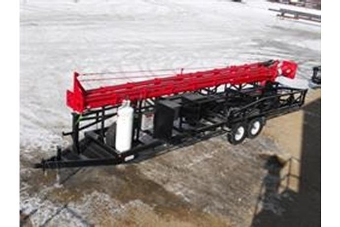 Alberta Flares Flare Stack 6` X 60` Tandem Axle Flare
