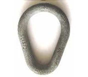 G-341 - Air Sampling - Link, Pear Shaped, Galvanized Weldless Sling ...