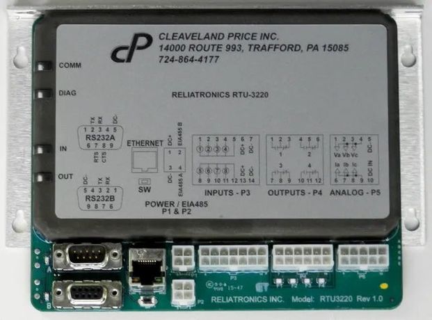 CP - RTU3220 - Reliatronics RTU - Remote Terminal ...