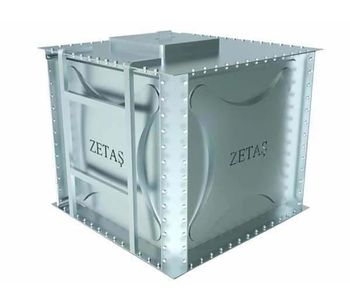 Zetas - Water Tanks - Galvanized Modular Water Tank By Zetaş ...