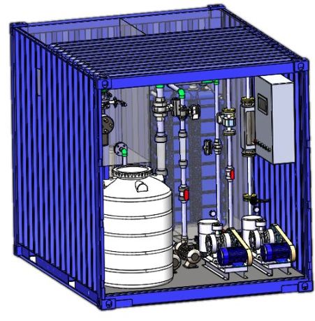 Lab Test & Pilot Unit - Container Type Integrated Pilot Unit By JMFILTEC