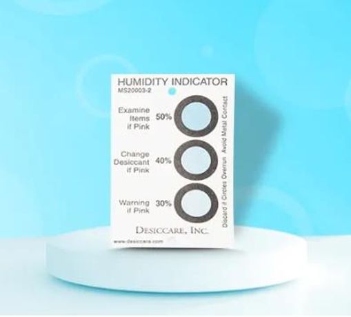 Pharma Desiccants Humidity Indicator Card (HIC) For Barrier Packaging