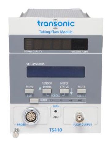 Transonic - TS410 - Tubing Flow Meters - Bioprocess Engineers - Tubing ...
