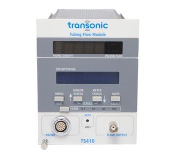 Transonic - TS410 - Tubing Flow Meters - Bioprocess Engineers - Tubing ...