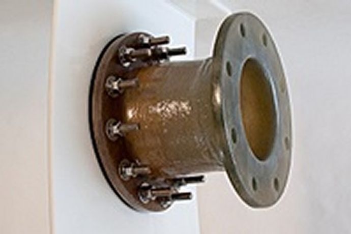 CRP - FRP-S-E-6 - Radiused Tank Adapters - 6Inch Fiberglass ...