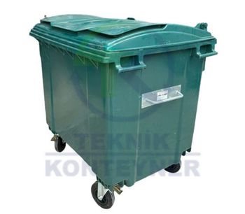 Teknik Konteyner - TK-1100-PCK - Plastic Waste Container