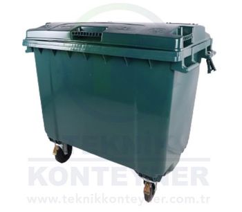 Teknik Konteyner TK-660-PCK 660 Liters Plastic Waste Container