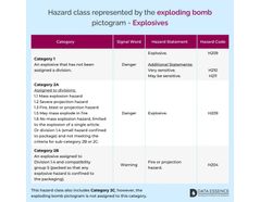 CLP Hazard Warning Symbol: Exploding Bomb Pictogram