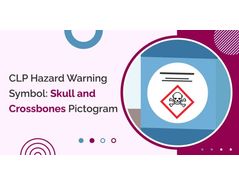 CLP Hazard Warning Symbol: Skull And Crossbones Pictogram