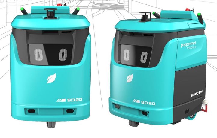 SD 20 - Cleaning Robots - Commercial Floor Scrubbing Robot By ...