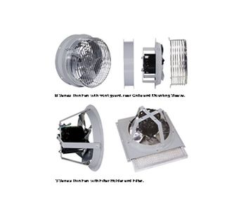 Kooltronic - KB650B & KB650S - Enclosure Fans And Fan Trays - Thin Fans ...