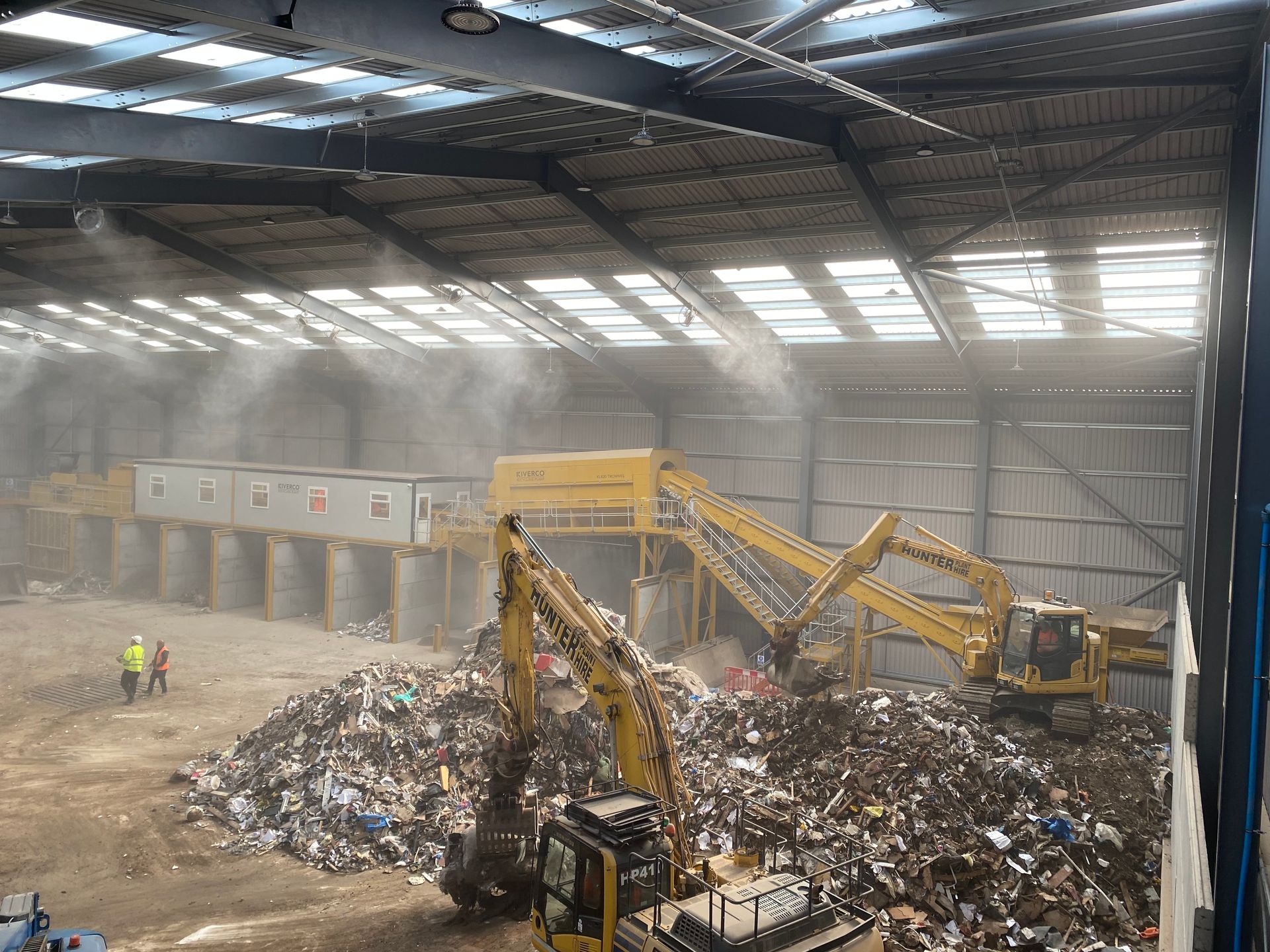 Mist-Air Gypsum / Plasterboard Dust And Odour Suppression System