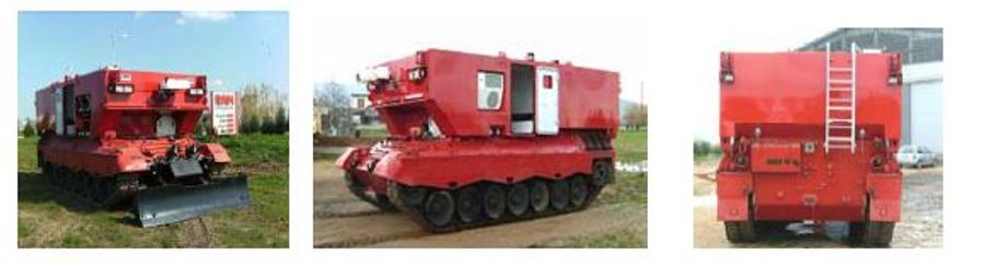 Ram-Europe Jumbo Track Multi Fire Fighting Rescue Vehicle