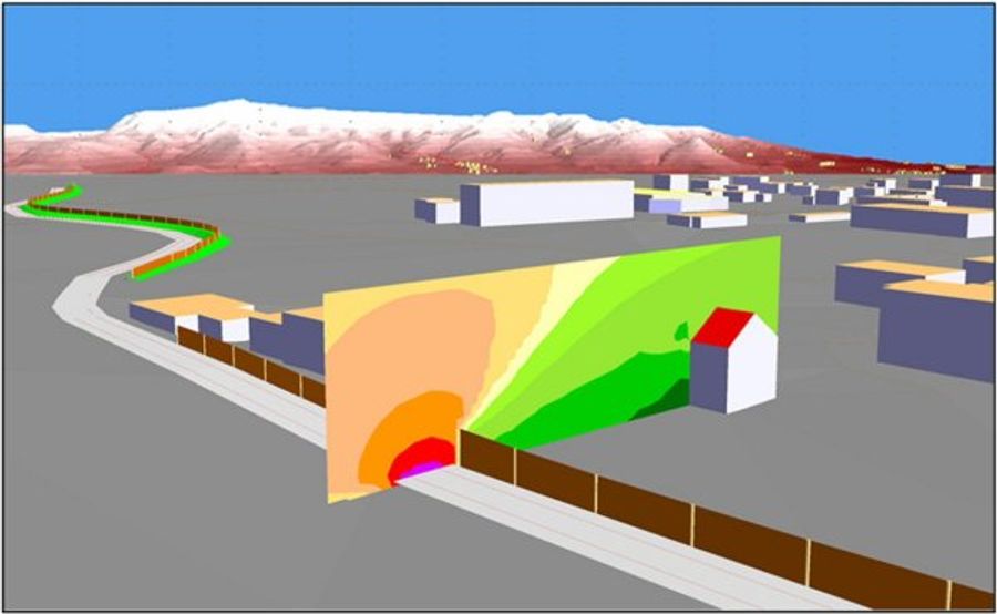 Soundplan - Graphics Extensions - Grid Cross Section Map - GCSM By ...