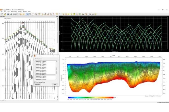 Geogiga - DW Tomo - Seismic Pro - 2D Refraction Tomography Software By ...