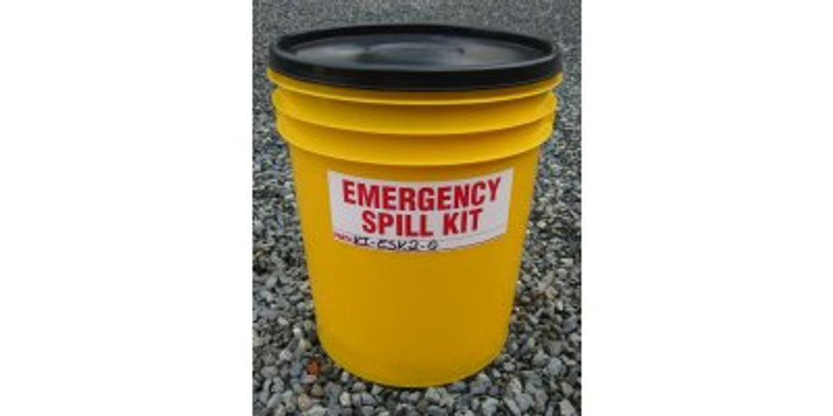 KI-ESK2G - Spill Response Kits - 5 Gal. Yellow Pail Spill Kit ...