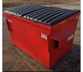 Amerikan - FST-400 - Front Load Containers - 4 Cubic Yards Slant Top ...