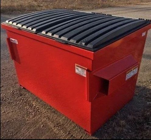 Amerikan - FST-400 - Front Load Containers - 4 Cubic Yards Slant Top ...