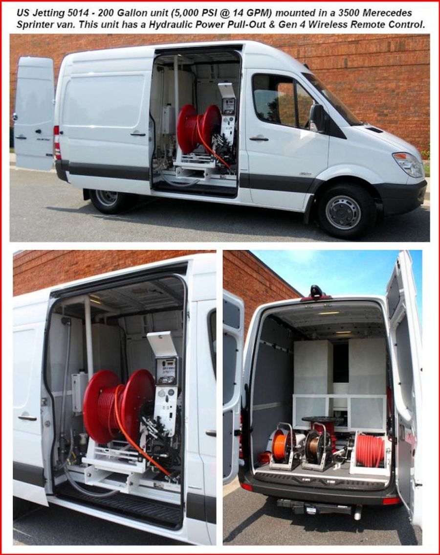 US Jetting Van Pack Jetters