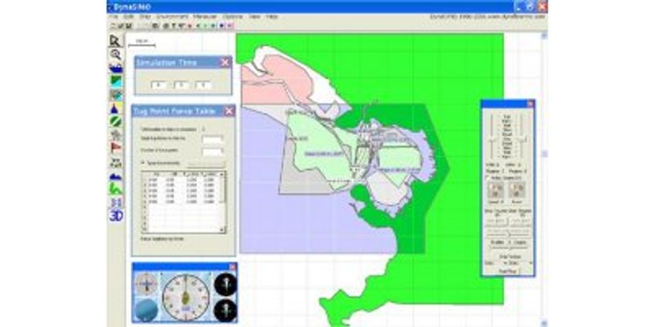 Dynasim - A PC Based Ship Maneuvering Simulator By Dynaflow, Inc ...