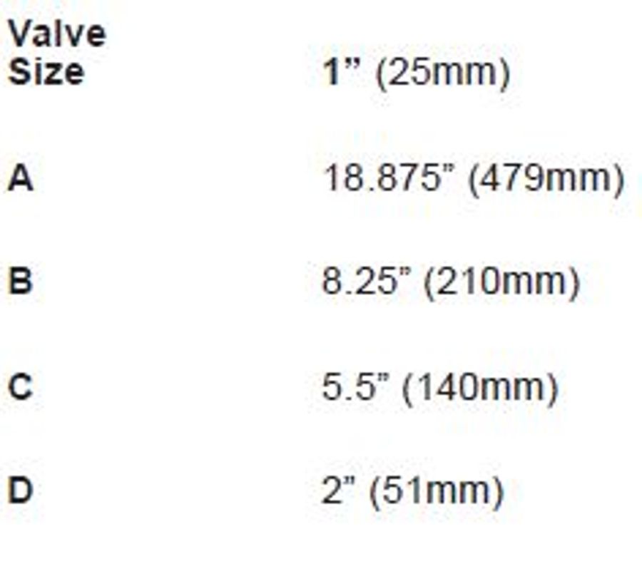 Collins 9560 Thru-Bolt Valve