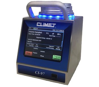 Climet CI-97 - 100 LPM Advanced Portable Cleanroom Microbial Air Sampler