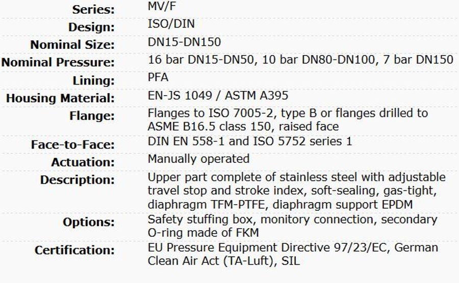 DN15-DN150 - Sliding Stem Valves - Diaphragm Valves By Richter Chemie ...